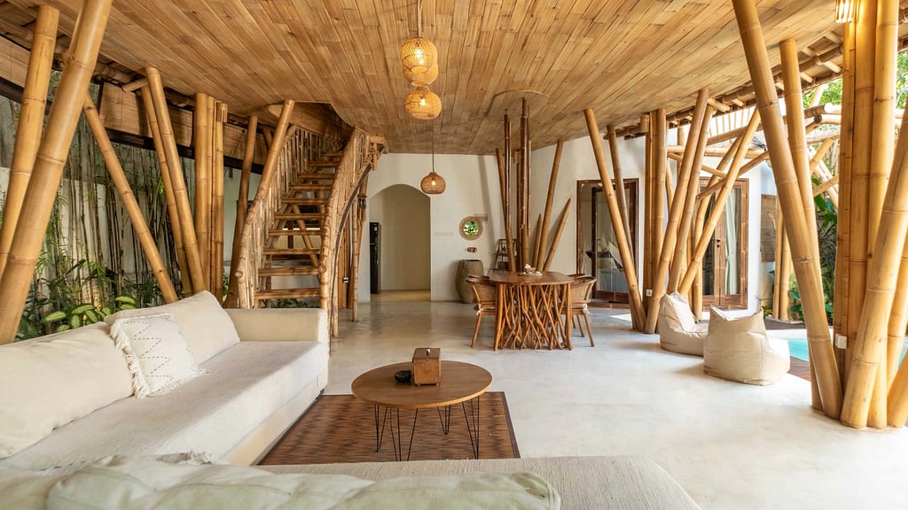 Villa Bamboo Pring Sewu in Pererenan, Bali (2 bedrooms) - Best Price & Reviews!