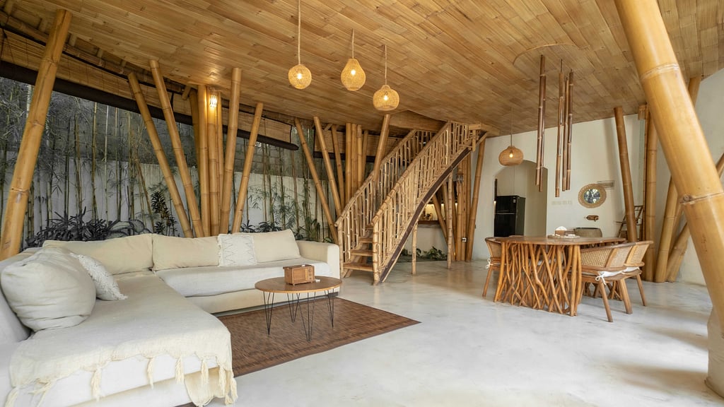 Villa Bamboo Pring Sewu in Pererenan, Bali (2 bedrooms) - Best Price & Reviews!