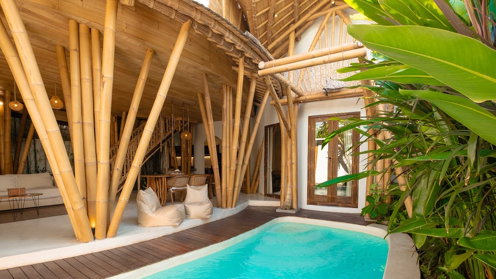 Villa Bamboo Pring Sewu in Pererenan, Bali (2 bedrooms) - Best Price & Reviews!