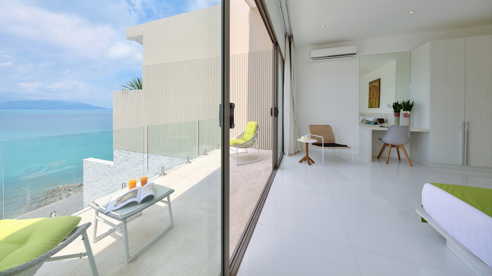 Samrong Beach Villa in Plai Laem beach, Koh Samui - 5 bedrooms