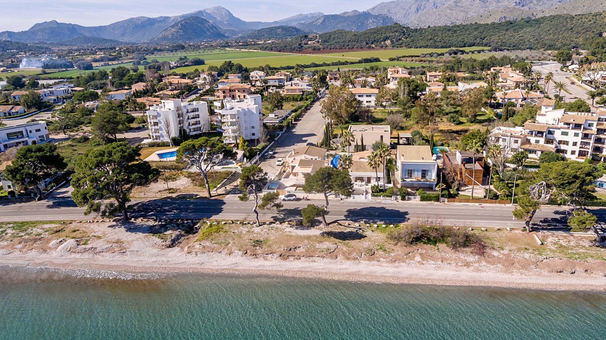 Seafront Villa Mar I Pins in Port de Pollença, Majorca - 3 bedrooms