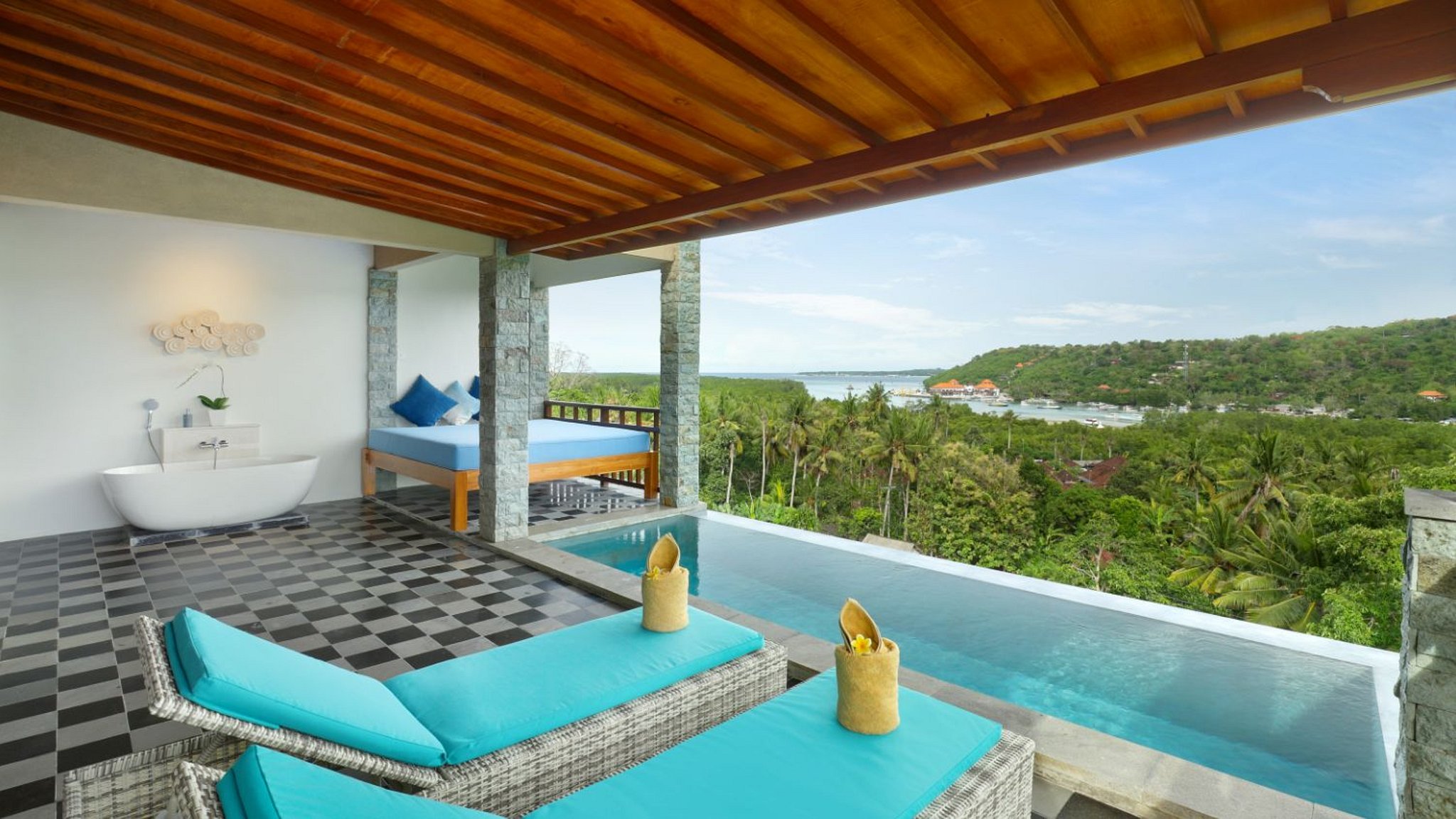 The Acala Rooftop Pool Villa en Nusa Lembongan (1 habitaciones) - Villa ...