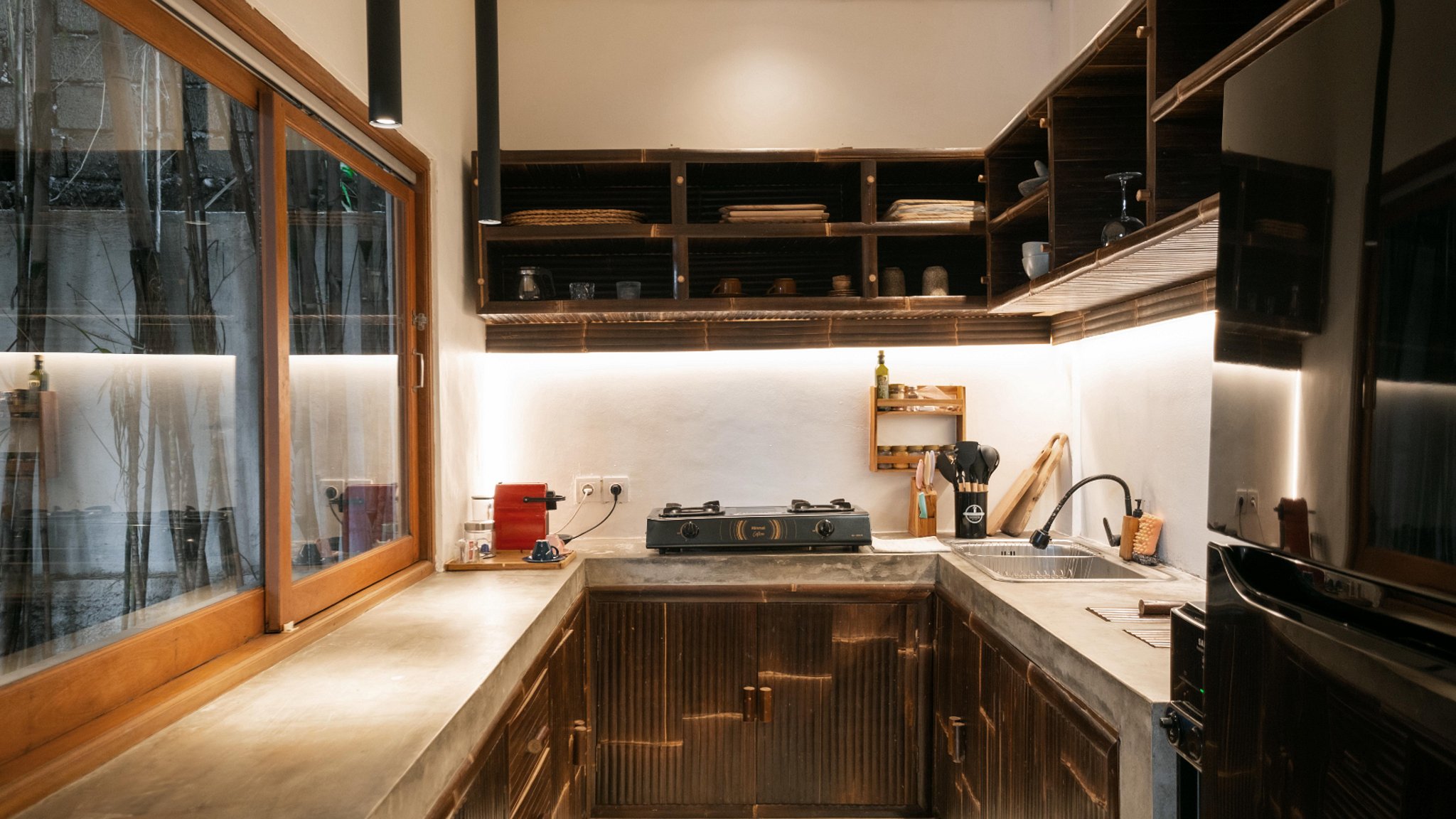 Villa Bamboo Pring Sewu in Pererenan, Bali (2 bedrooms) - Best Price & Reviews!